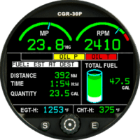 CGR-30P Premium Engine Monitor | Electronics International | Aircraft ...