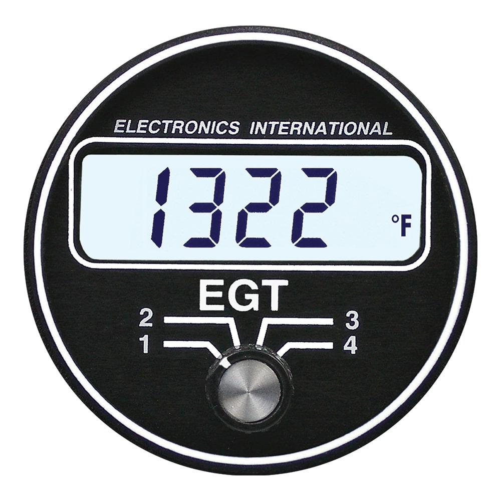 E-4 EGT Instrument 4-Cylinders | Electronics International | Aircraft ...