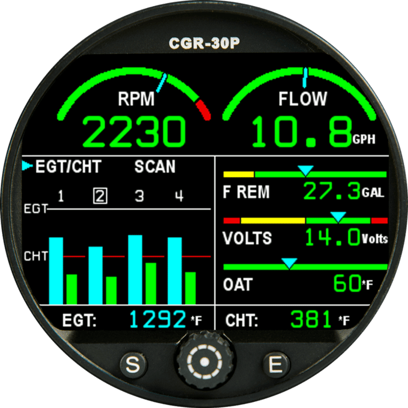 CGR-30P Basic Engine Monitor | FAA-Approved Aircraft Instrument