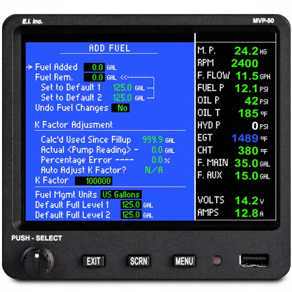 MVP-50P Engine Monitor | FAA-Approved | Aircraft Instruments