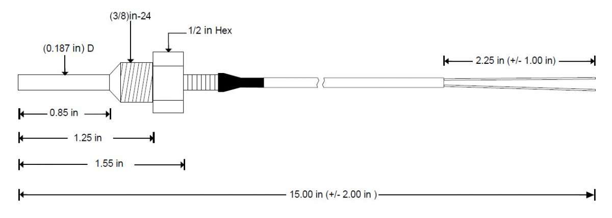P-100 – CHT Probe – Electronics International | Aircraft Engine Instruments
