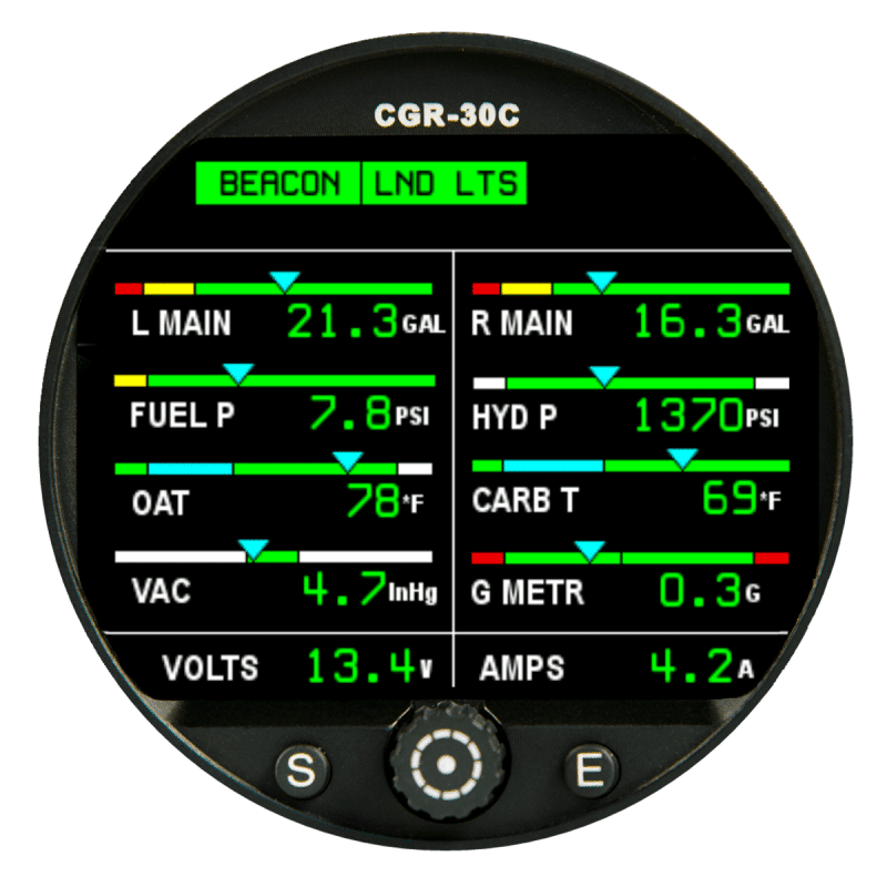 CGR-30 Combo Package FAA-Approved Aircraft Engine Instrument