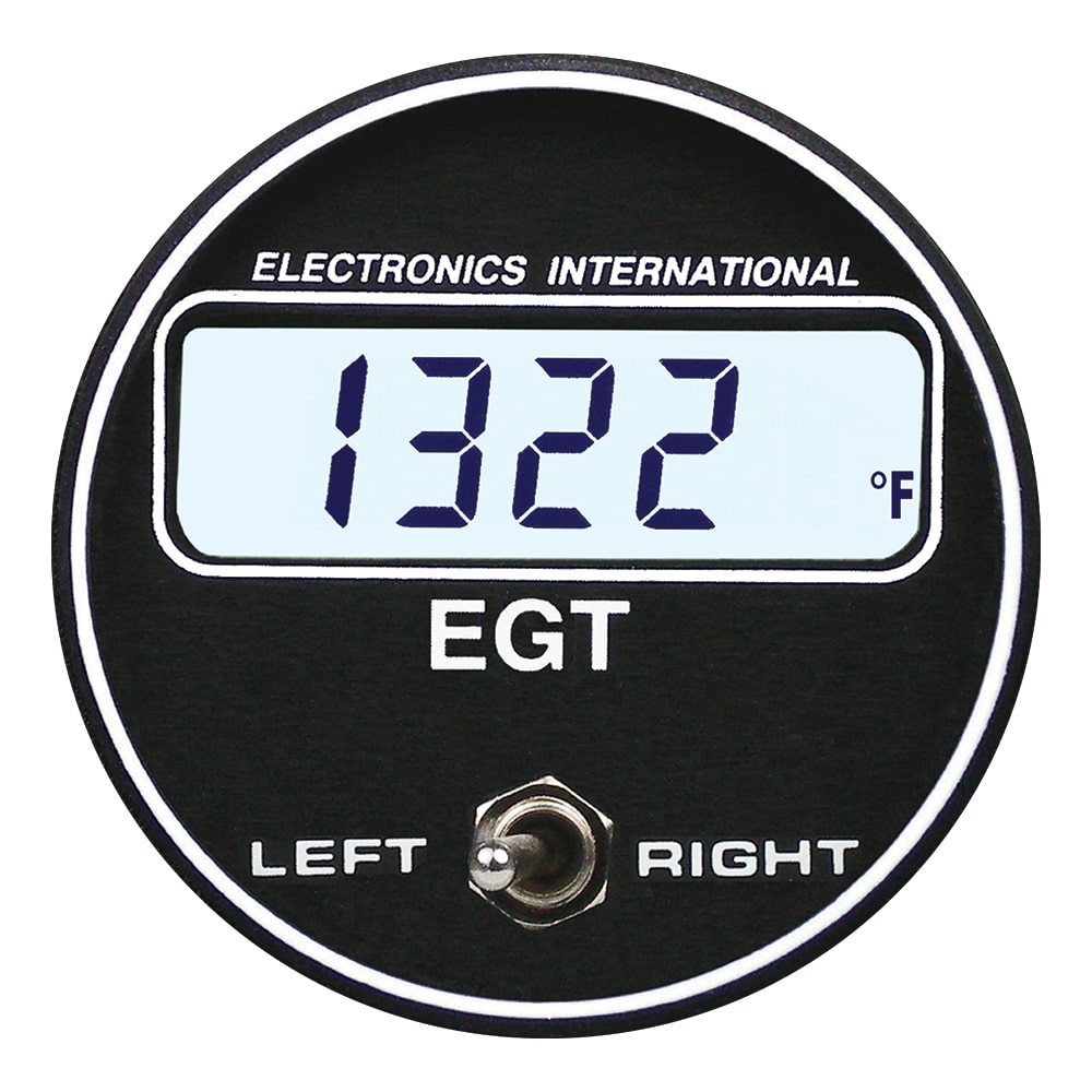 E-2 Twin EGT Instrument | Electronics International | Aircraft Engine ...