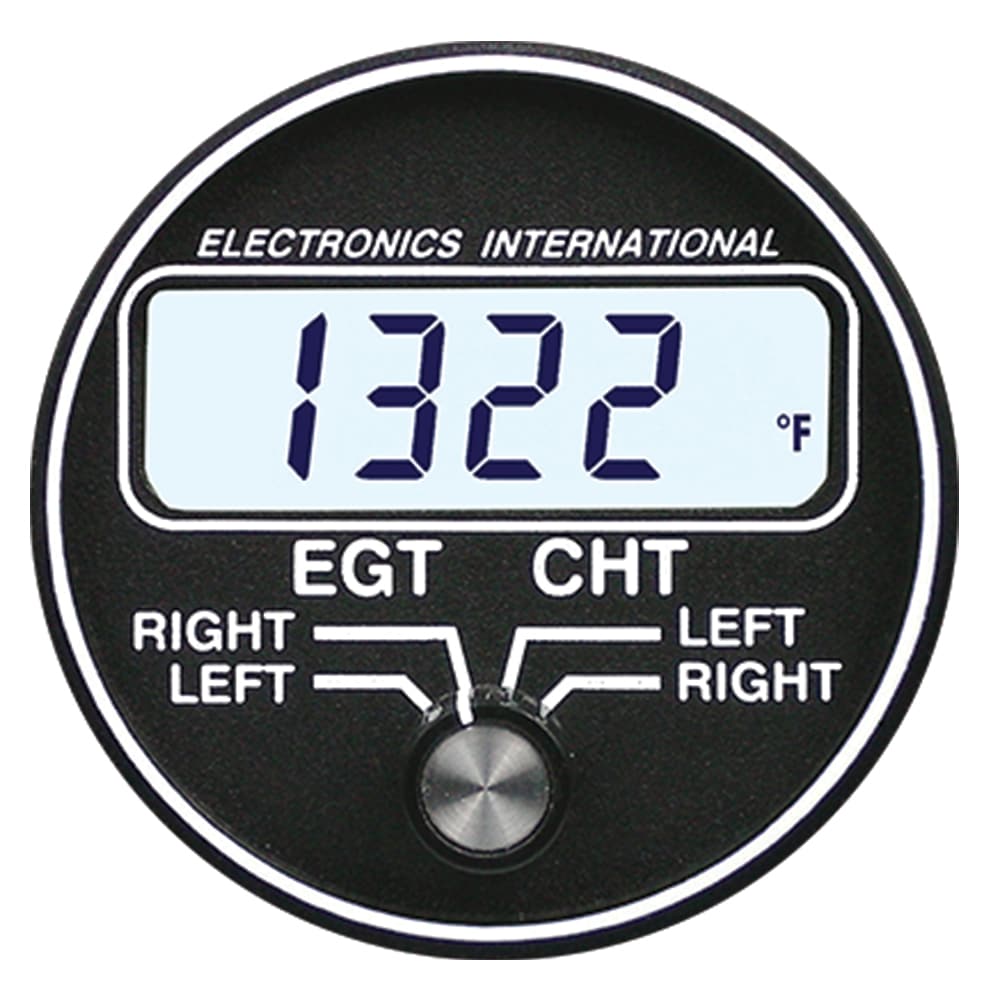 EC-2 Twin EGT & CHT Instrument | Electronics International | Aircraft ...
